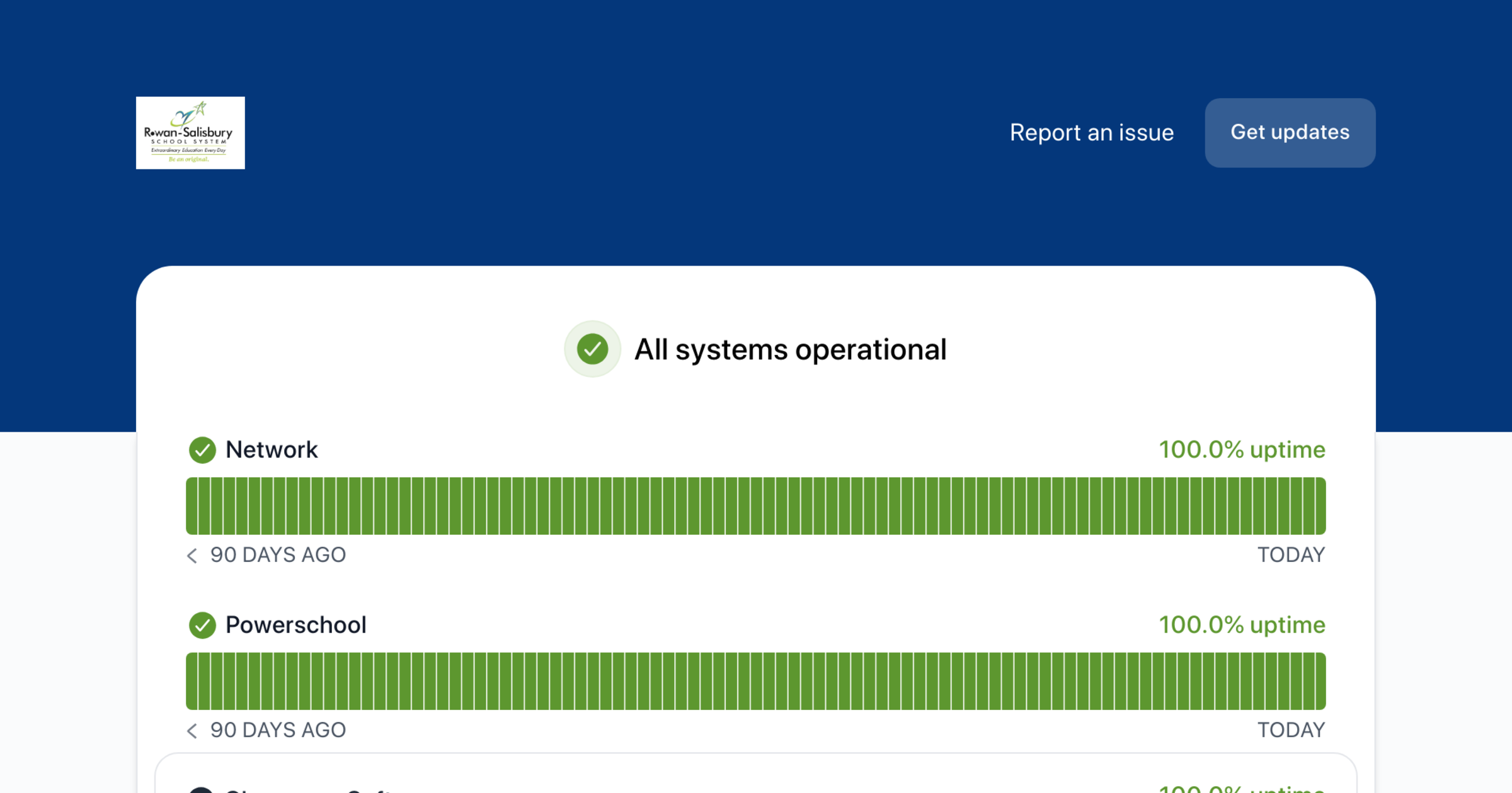 Rowan-Salisbury Schools - Status